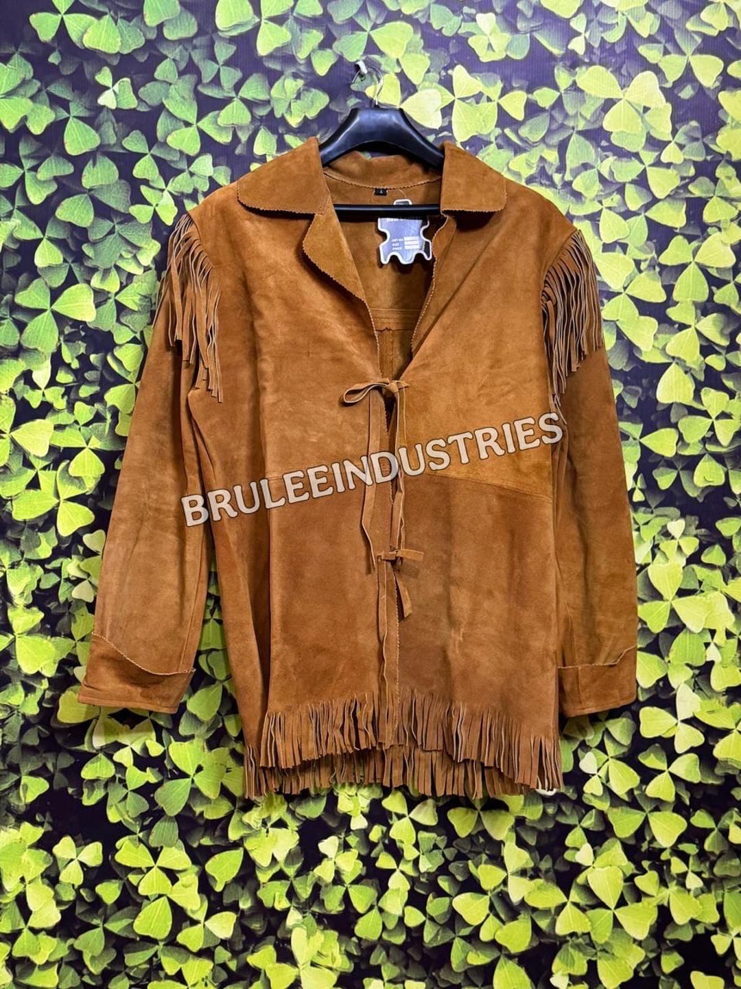 Old Men's Suede Fringe Frontier Coat- Exclusive Mountain Man Style ...