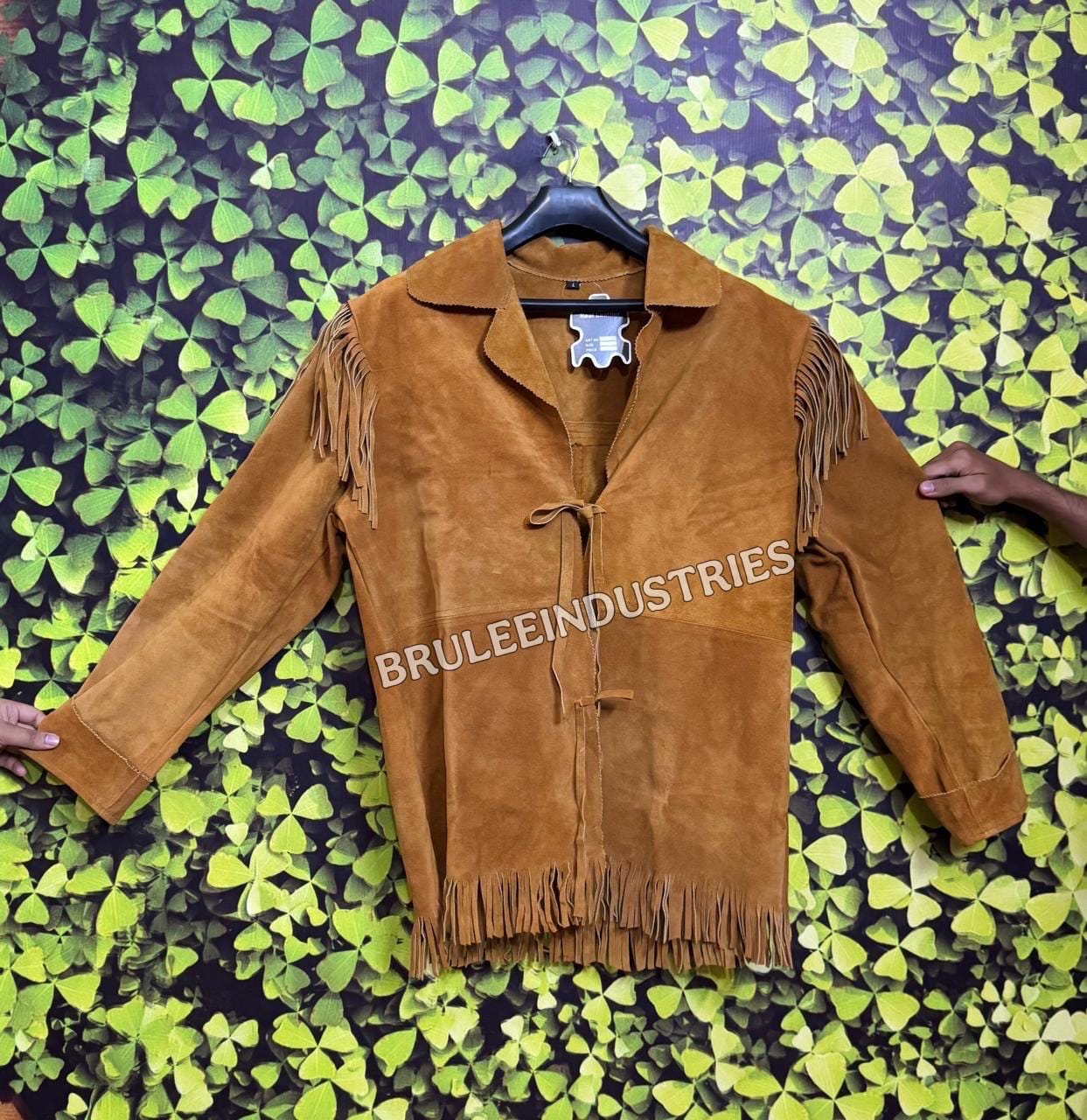Old Men's Suede Fringe Frontier Coat- Exclusive Mountain Man Style ...