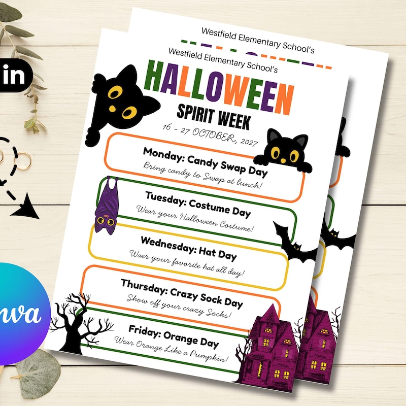 Halloween Spirit Week - Etsy