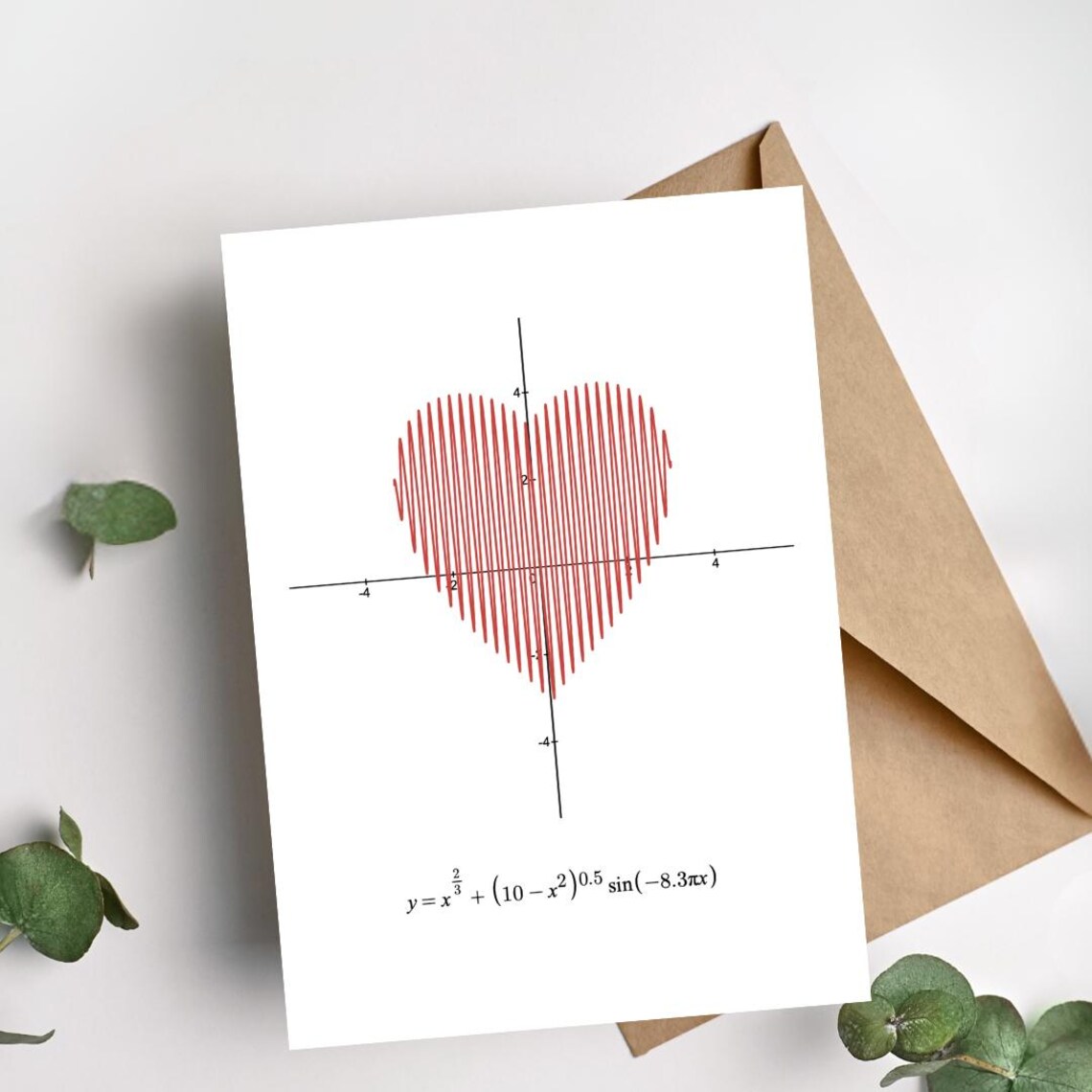 Card for Math Lover, Math Teacher, Cute Math Greeting Card, Mathematics ...