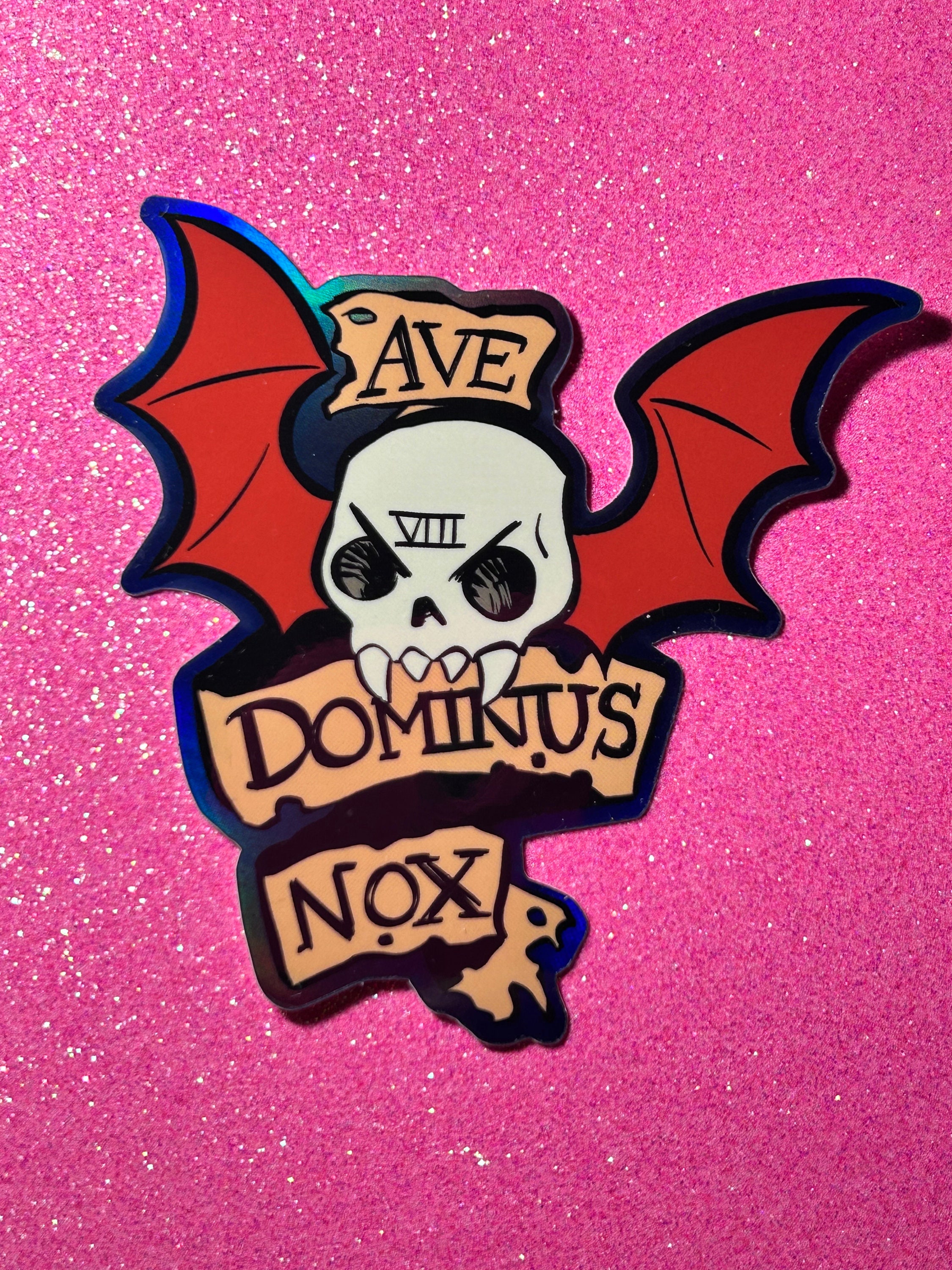 Dominus Nox Holographic Sticker - Etsy