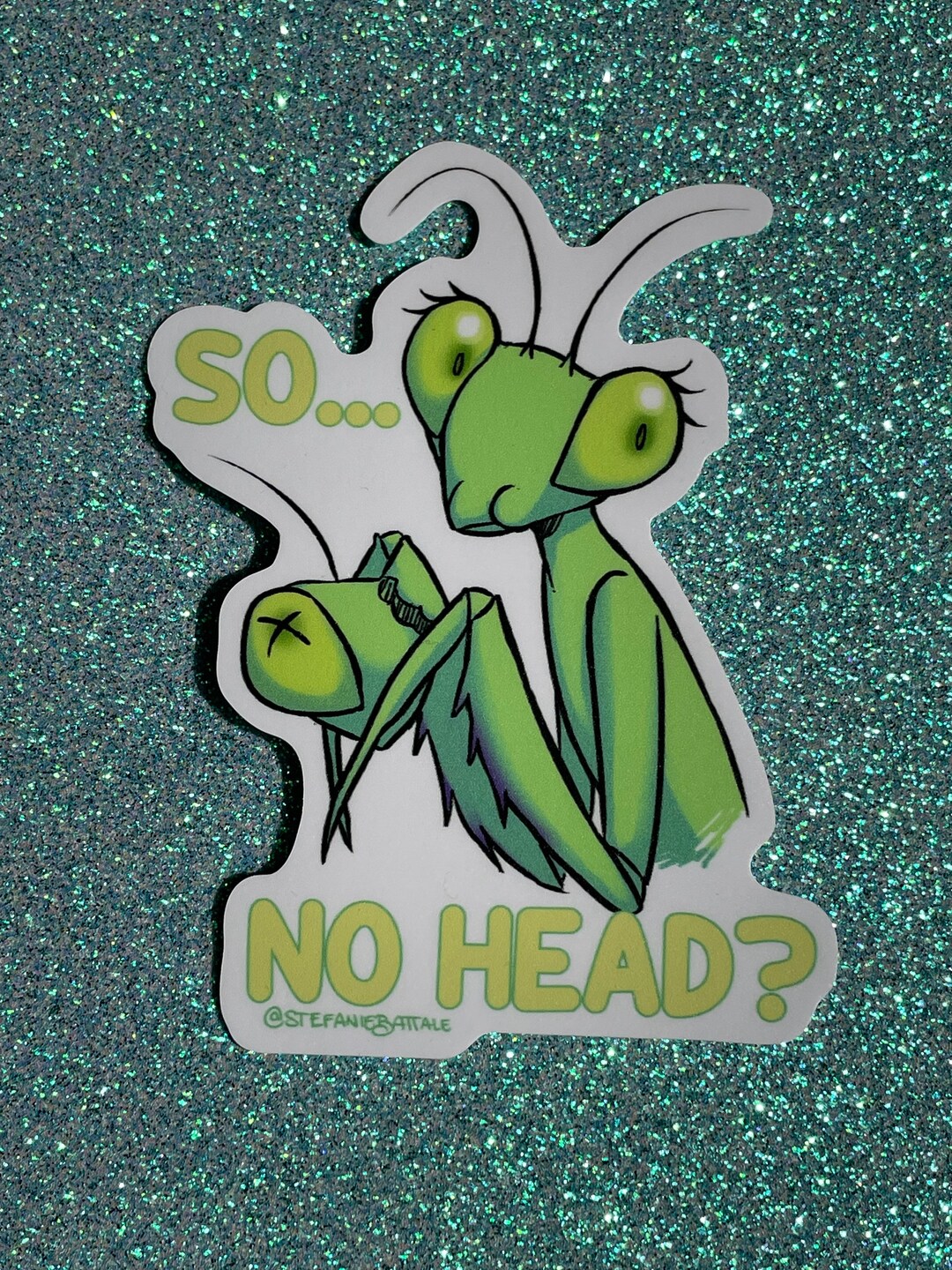 Mantis Head 4 Inch Sticker - Etsy