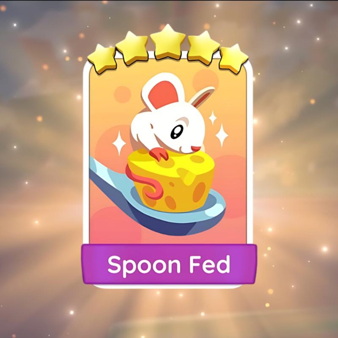 Spoon Fed - Set 23-4 - Monopoly Go 5 Star Sticker - Fast Delivery ...