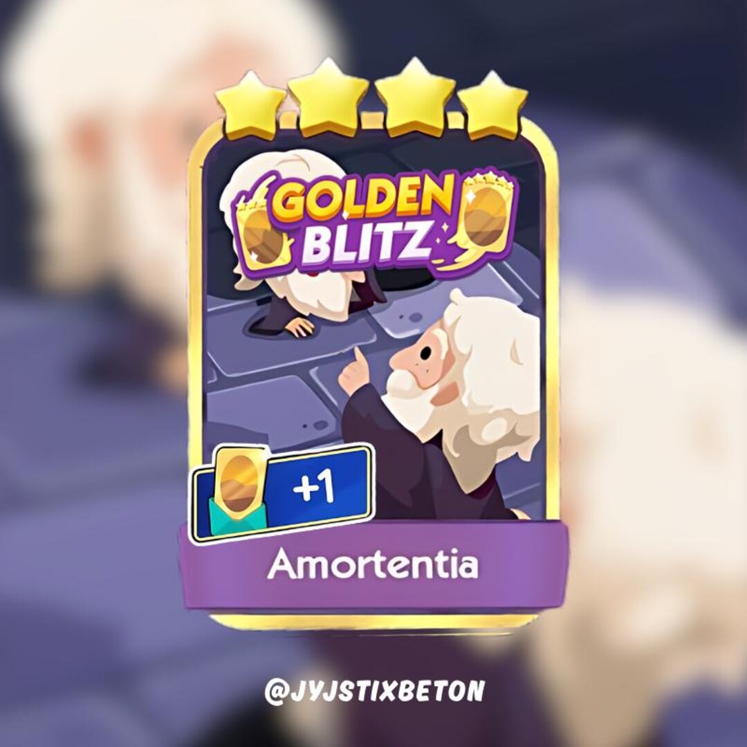 Amortentia - Set 16 - Golden Blitz - Monopoly Go Gold Sticker - Fast ...