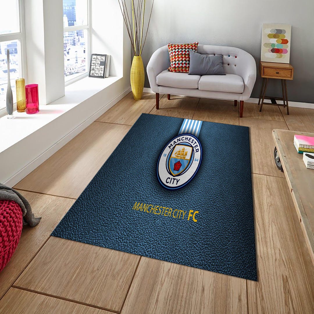 Manchester City Rug,football Rug, Modern Rug, Anti-slip Rug,living Room ...