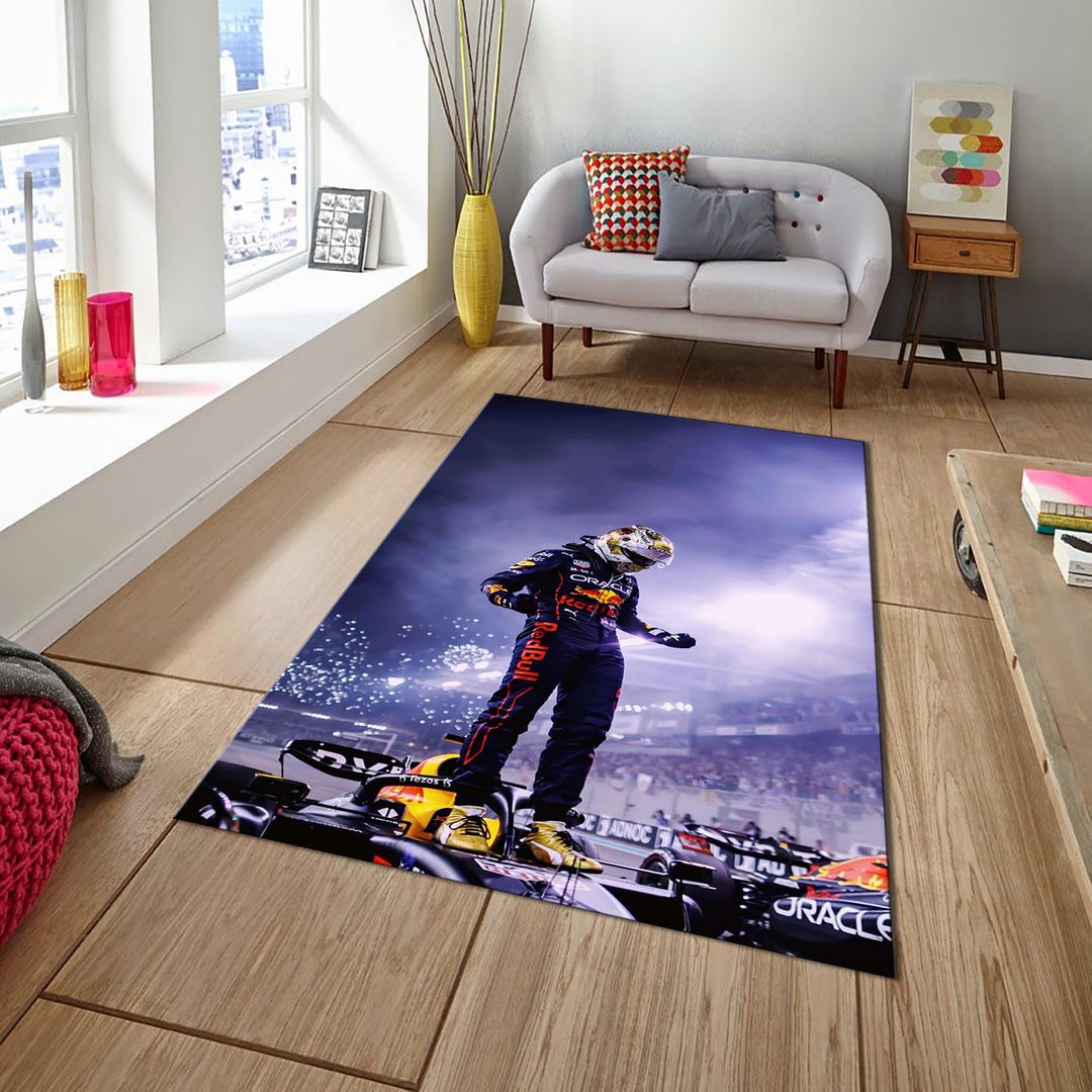 Max Verstappen Formula F1 Rugs, Area Rugs, Car Racing Rugs,area Rug ...