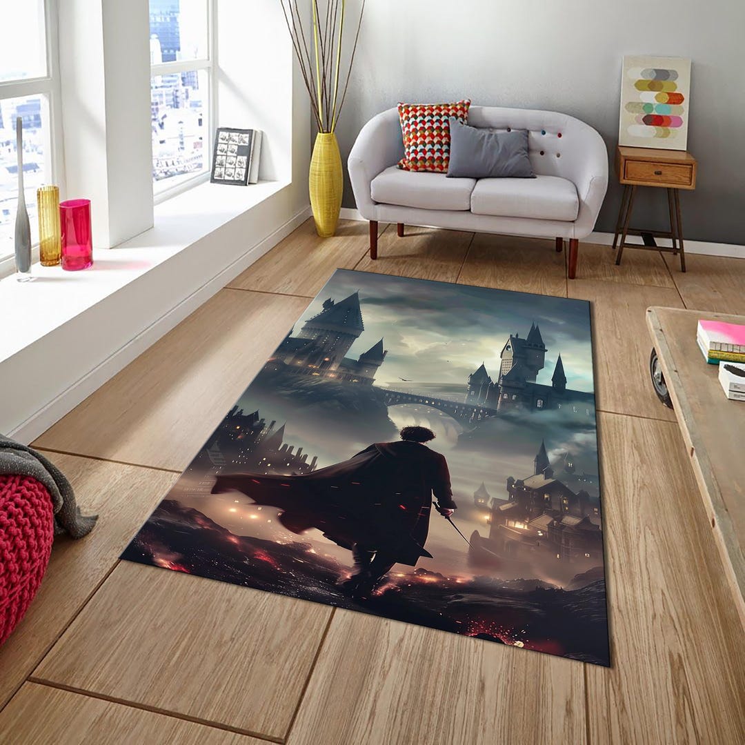 Harry Potter Rug, Entryway Rug,themed Carpet,area Rug,personalized Gift ...