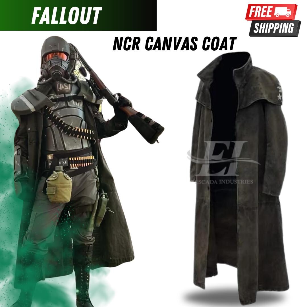 NCR Veteran Ranger Duster Fallout: New Vegas Costume Canvas Coat ...