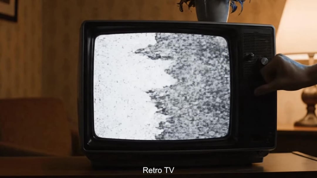 Retro TV Stinger Transition | Vintage Static VFX Optimized for ...