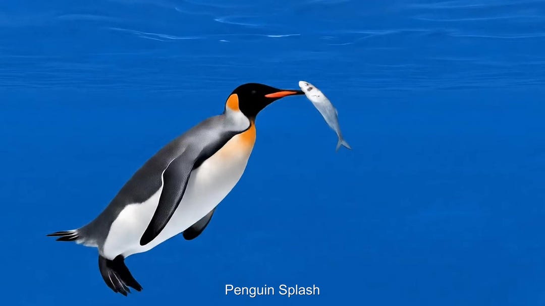 Penguin Splash Stinger Transition: Stream Animation (digital Download ...