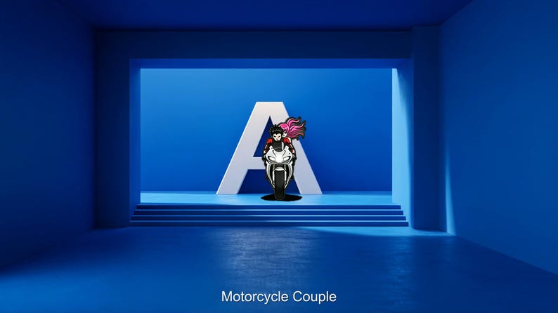 Motorcycle Couple Transition - Etsy