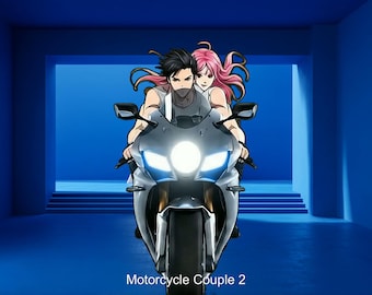 Motorcycle Couple Transition - Etsy