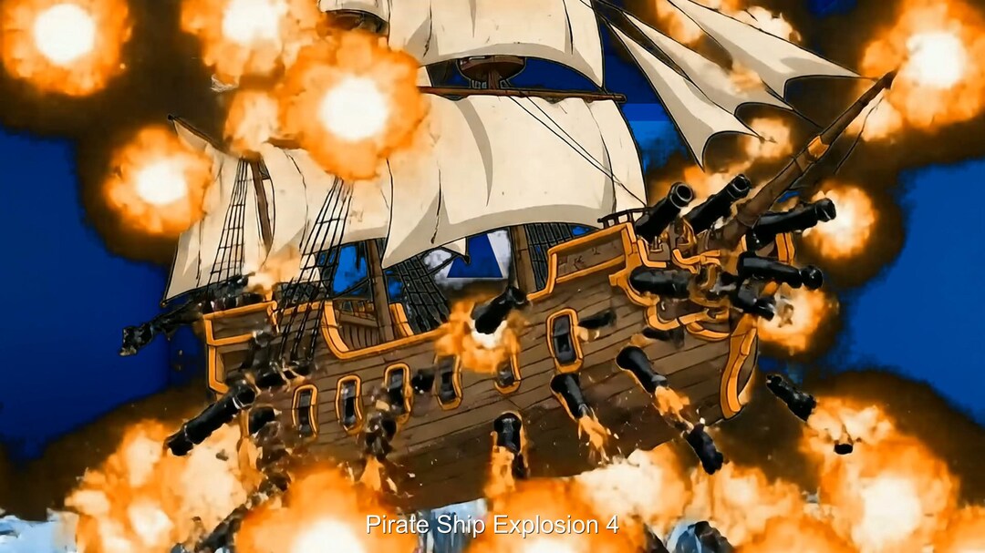Pirate Ship Explosion Stinger Transition - Etsy