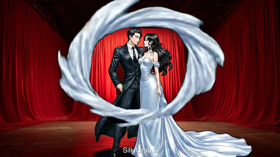 Silk Grab Stinger Transition | Romantic Couple Stream Animation - Etsy
