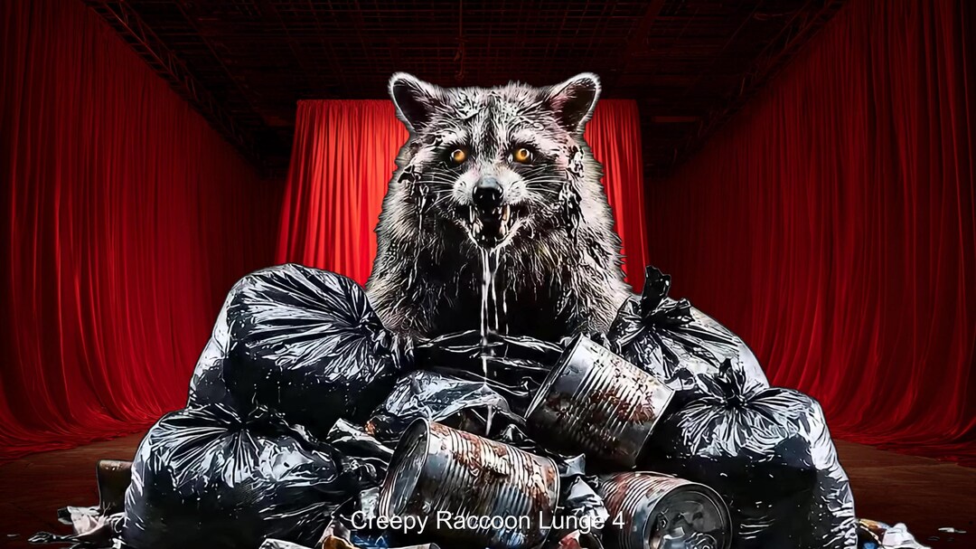 Creepy Raccoon Lunge Stinger Transition | Horror Twitch Stream ...