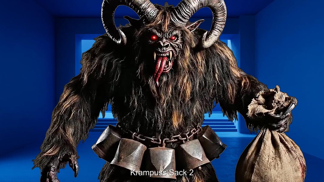 Krampuss Sack Stinger Transition | Christmas Horror Scene Change - Etsy