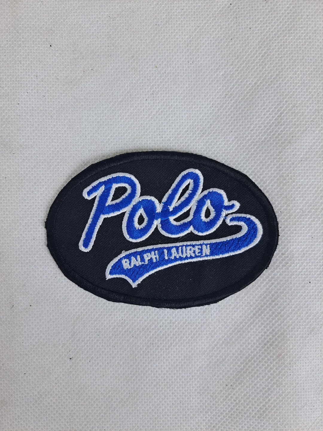 Polo Ralph Lauren Style 4" Oval Patch Iron-on/sew-on Embroidered patch ...