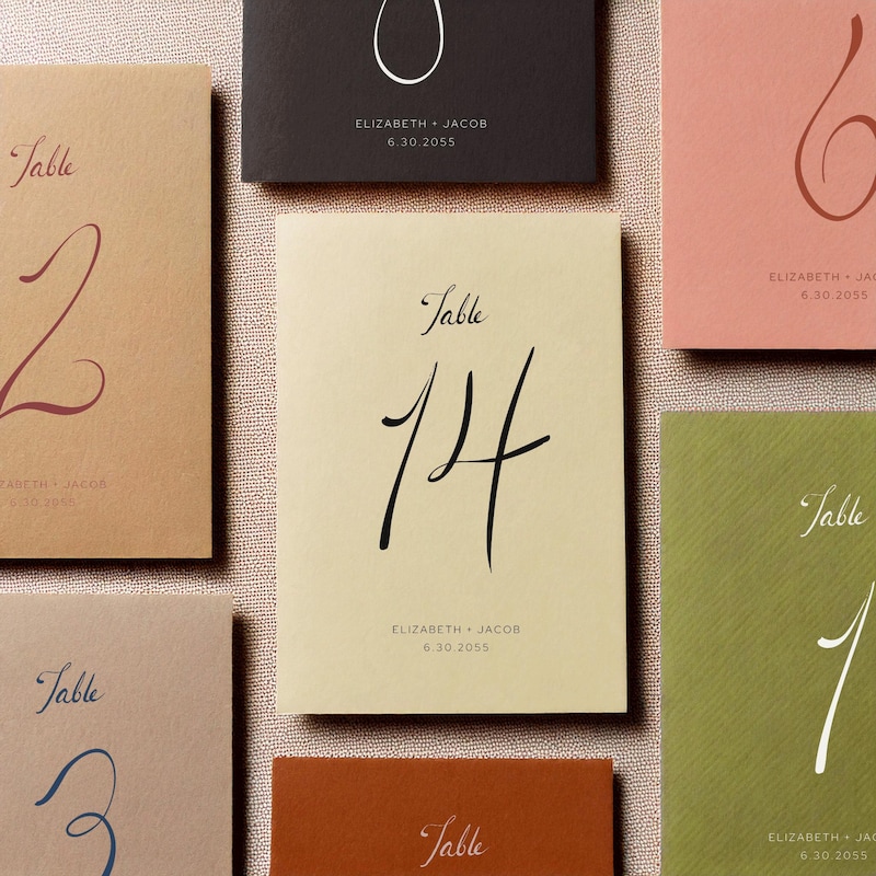 Velvet Gold Table Numbers - Etsy