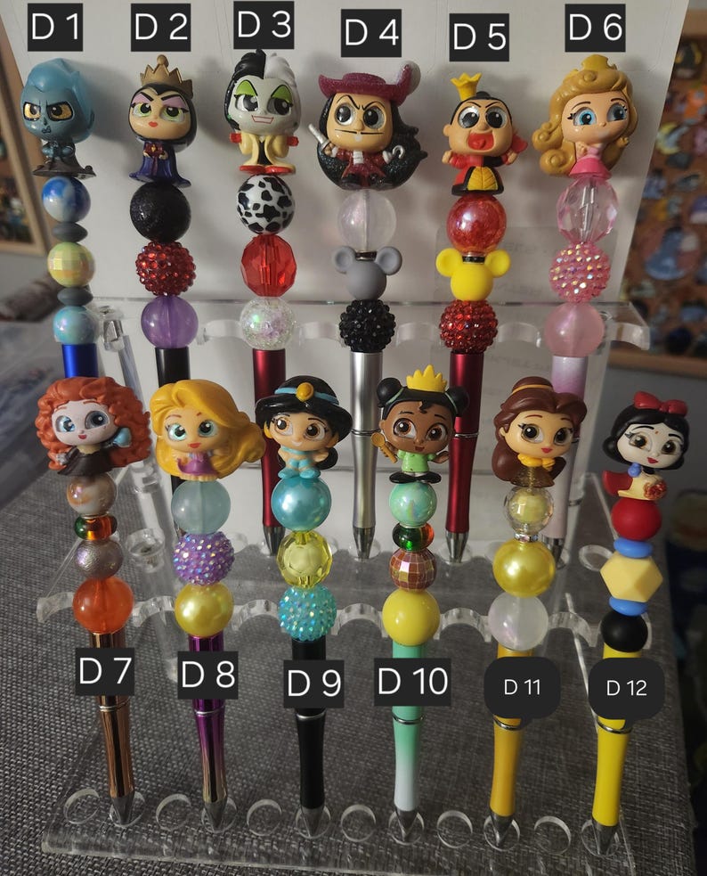 Doorable Pens/disney Themed Pens - Etsy