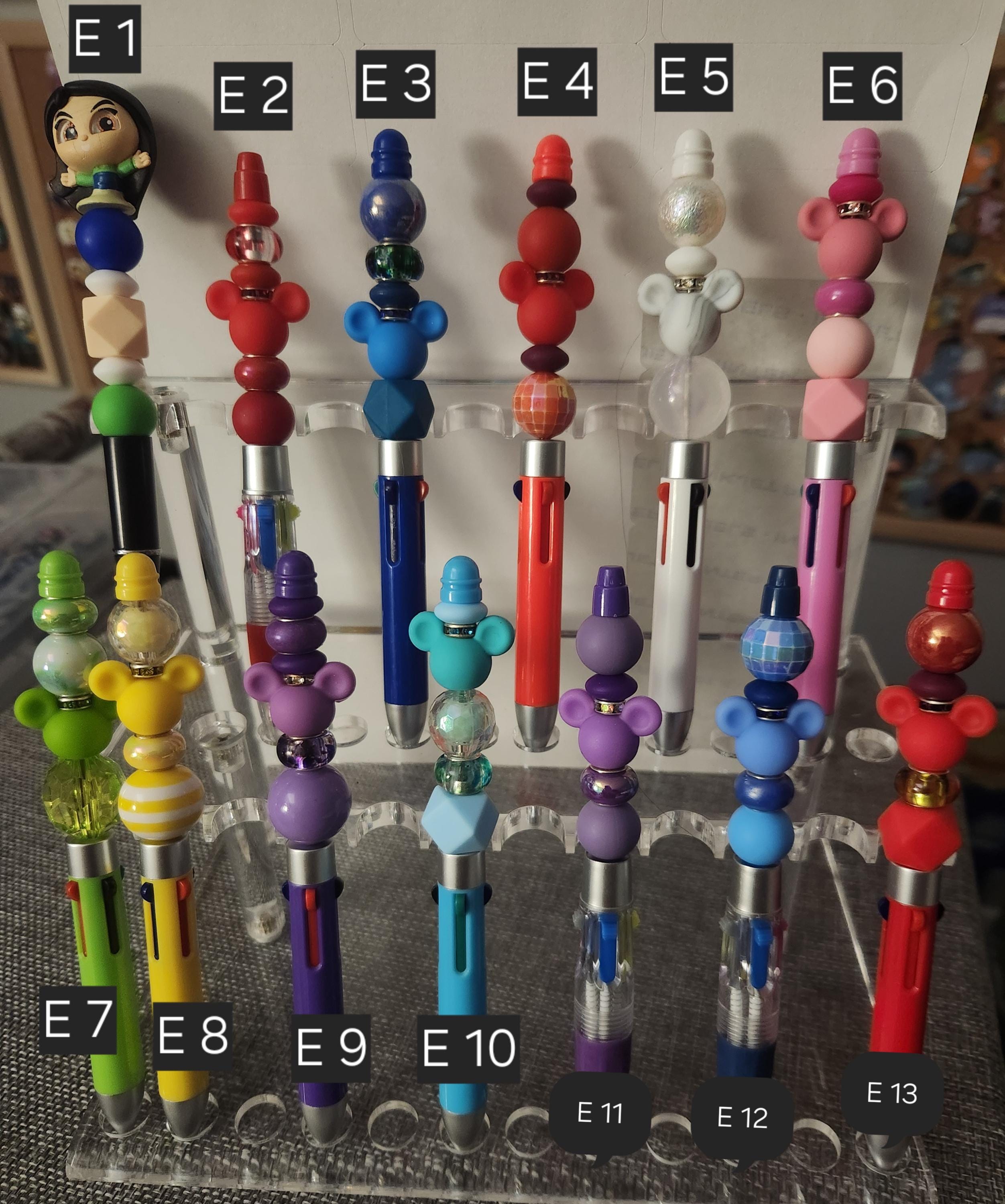 Doorable Pens/disney Themed Pens - Etsy