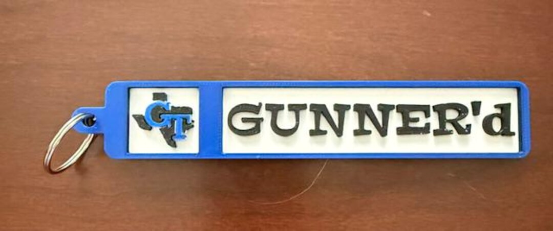 Gunter High School Logo Keychain - Etsy
