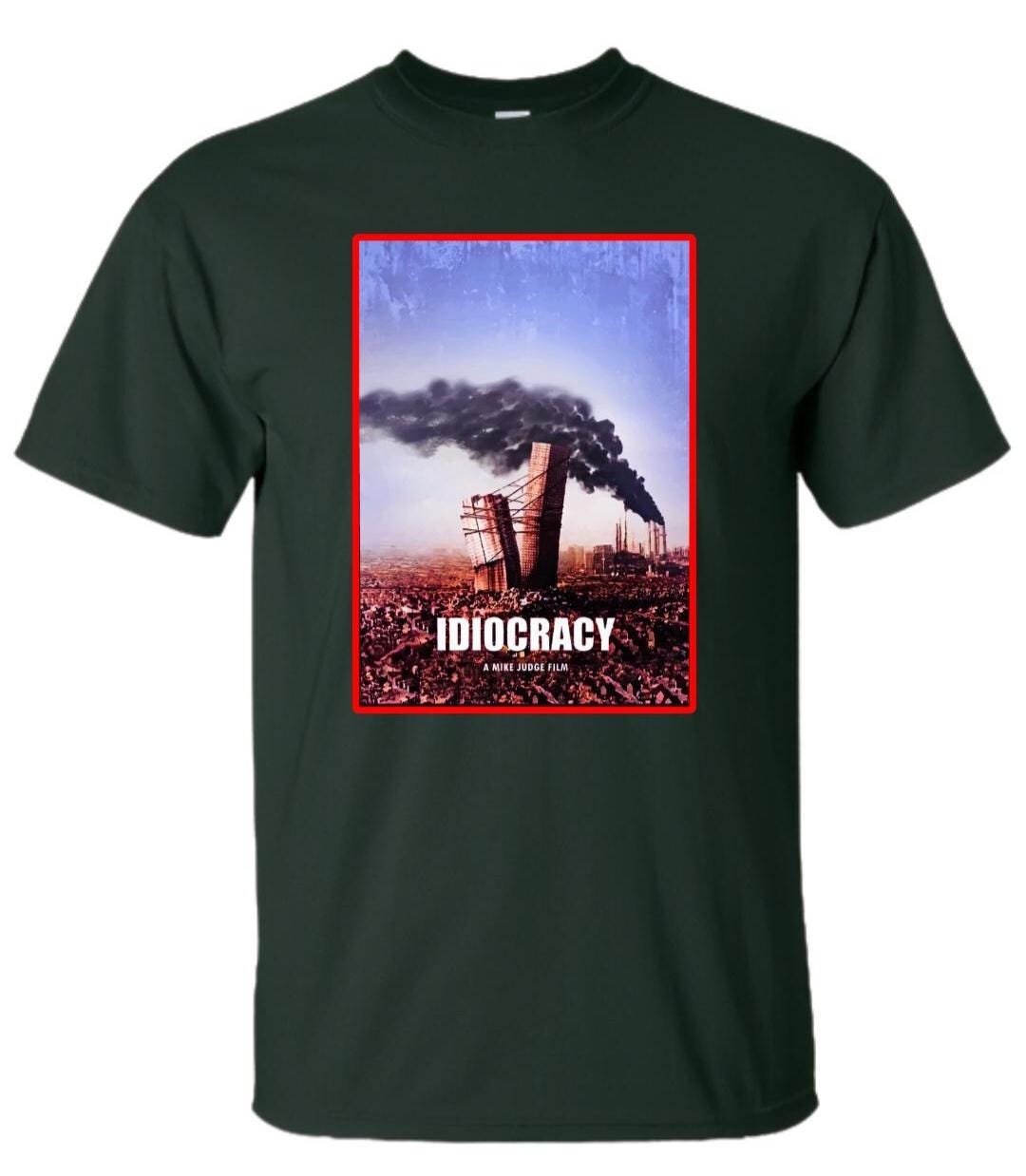 IDIOCRACY THE MOVIE Vintage Retro Cult Classic Movie Poster T Shirt - Etsy