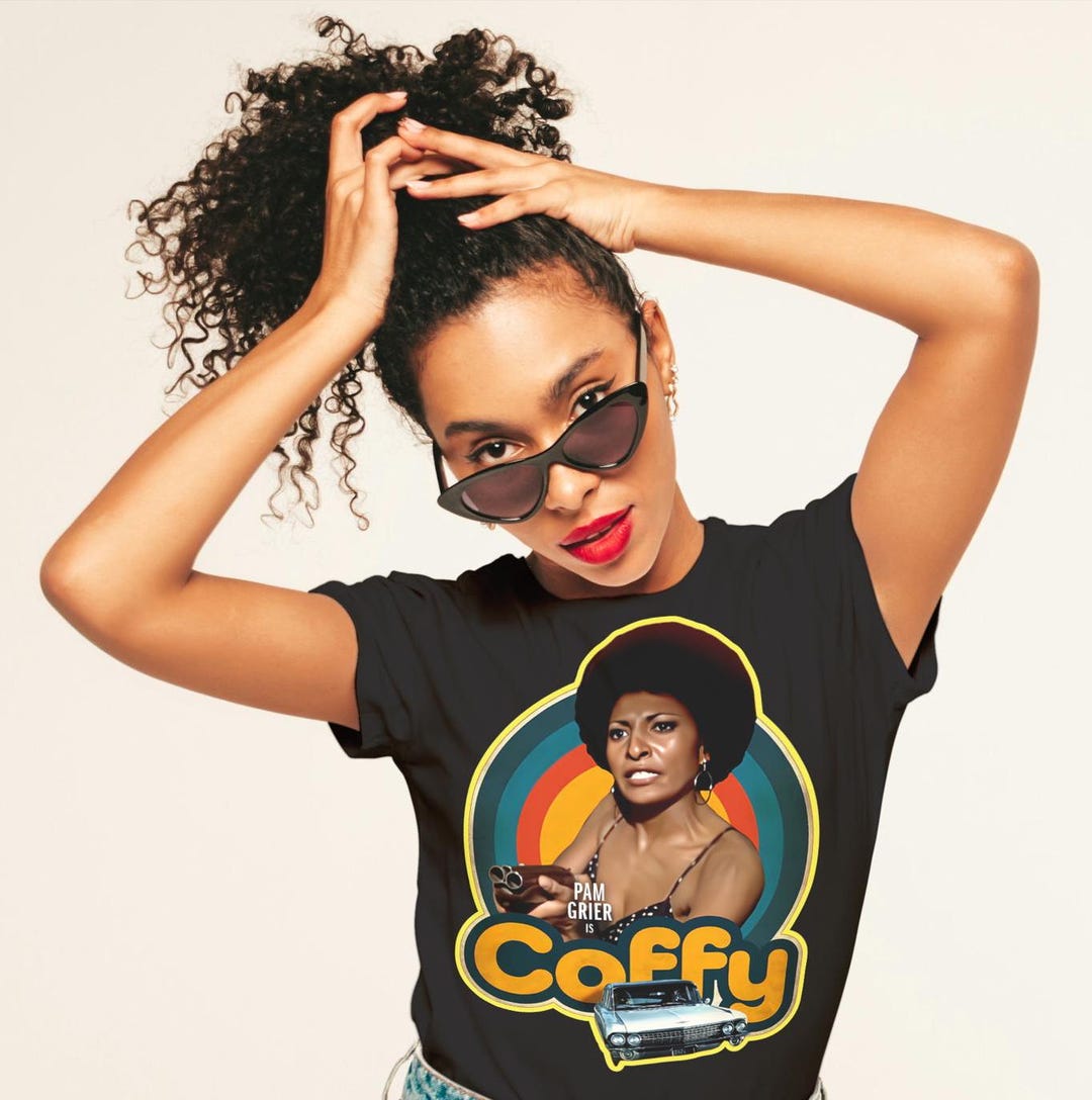 Pam Grier Coffy Blaxploitation Movie Poster T Shirt - Etsy UK