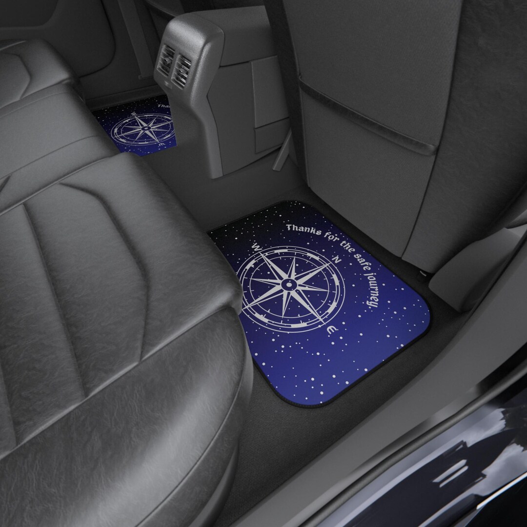 Appreciation Car Mats, Taxi Driver Gift, Compass Design (set of 2) - Etsy