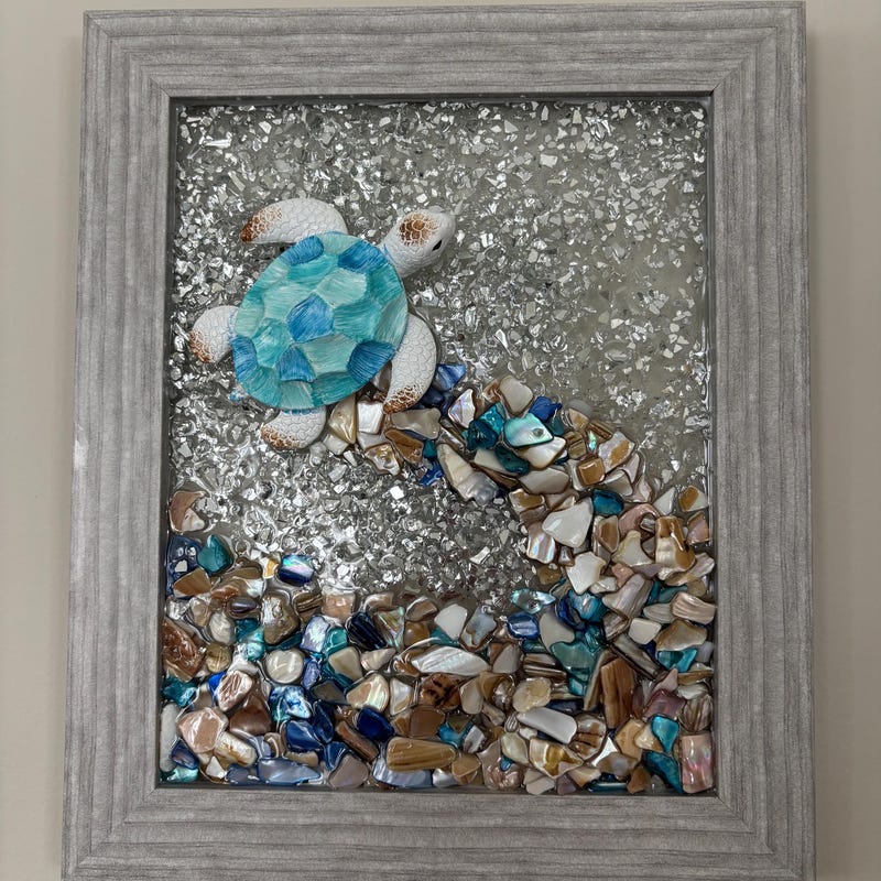 Turtle Picture Frame - Etsy