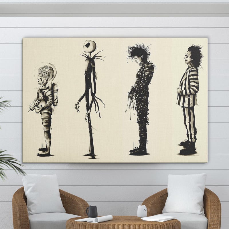 Tim Burton Print - Etsy