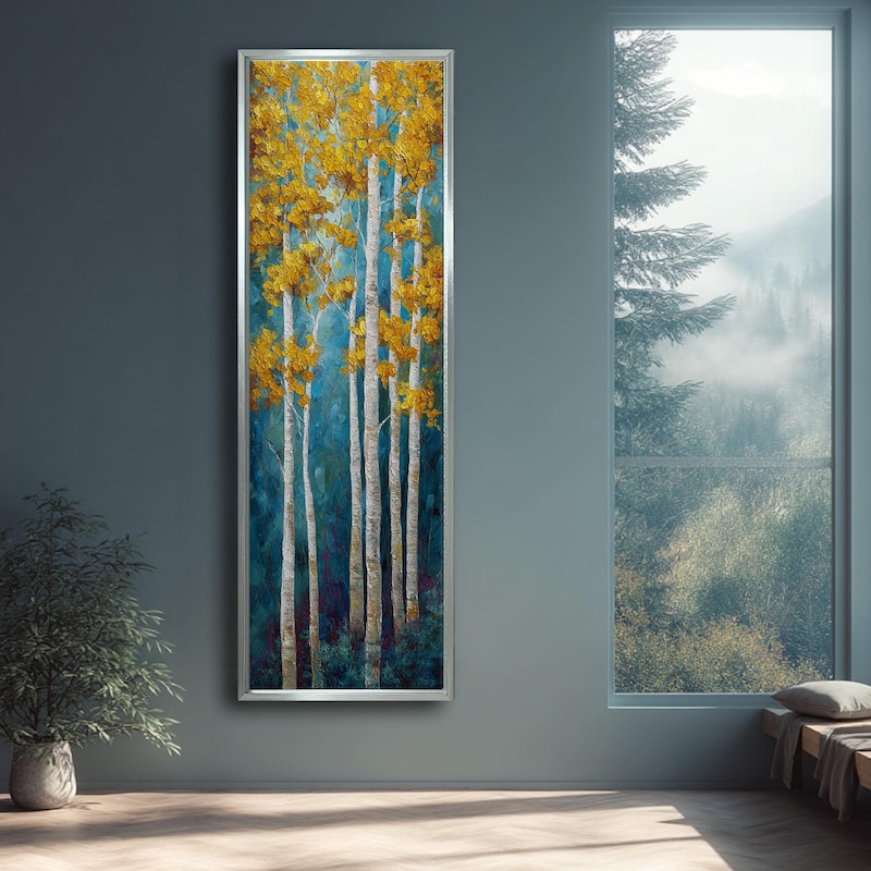 Tall Aspen Wall Art - Etsy UK