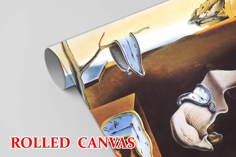Salvador Dali the Persistence of Memory, Canvas Wall Art, Surrealism ...