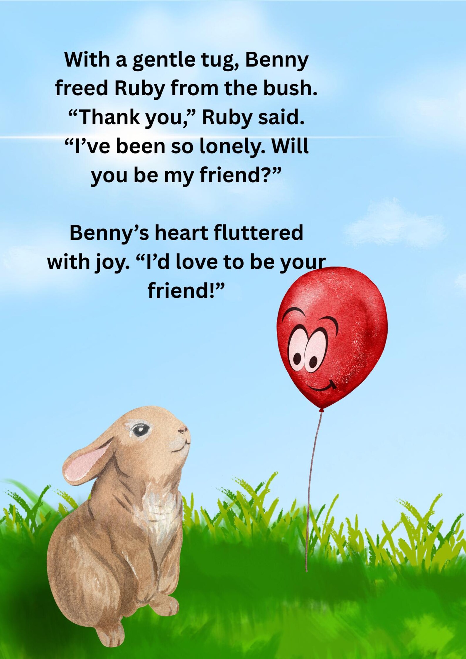 Benny and the Brave Balloon - A Heartwarming Children's Story About ...