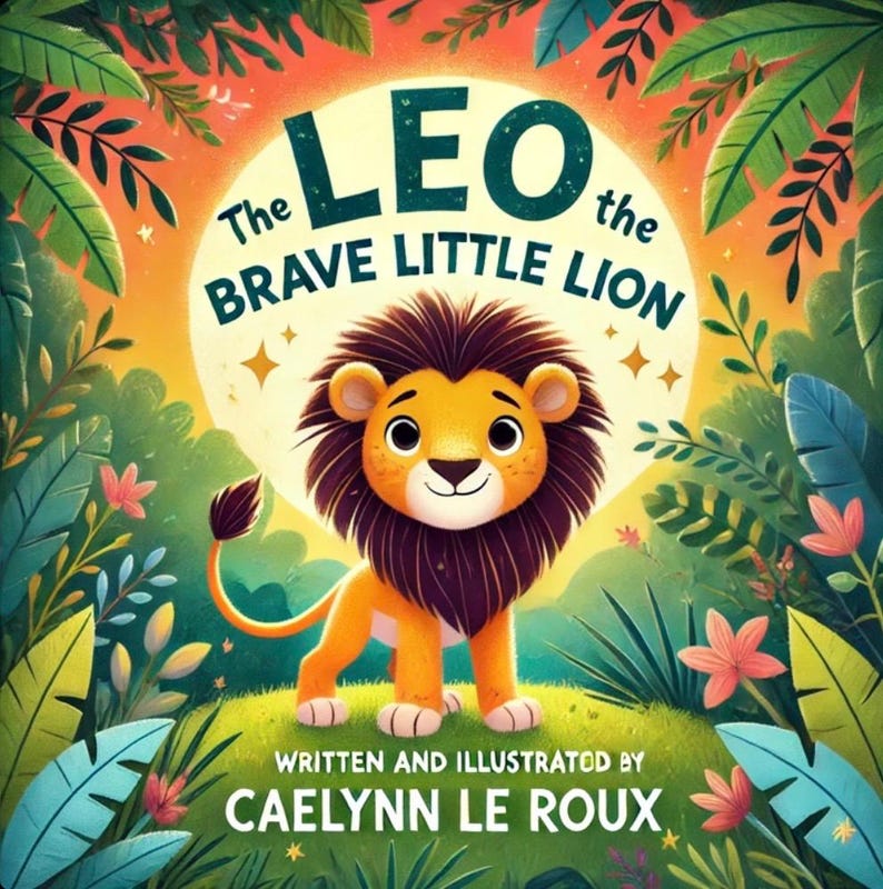 Leo the Brave Little Lion - Etsy