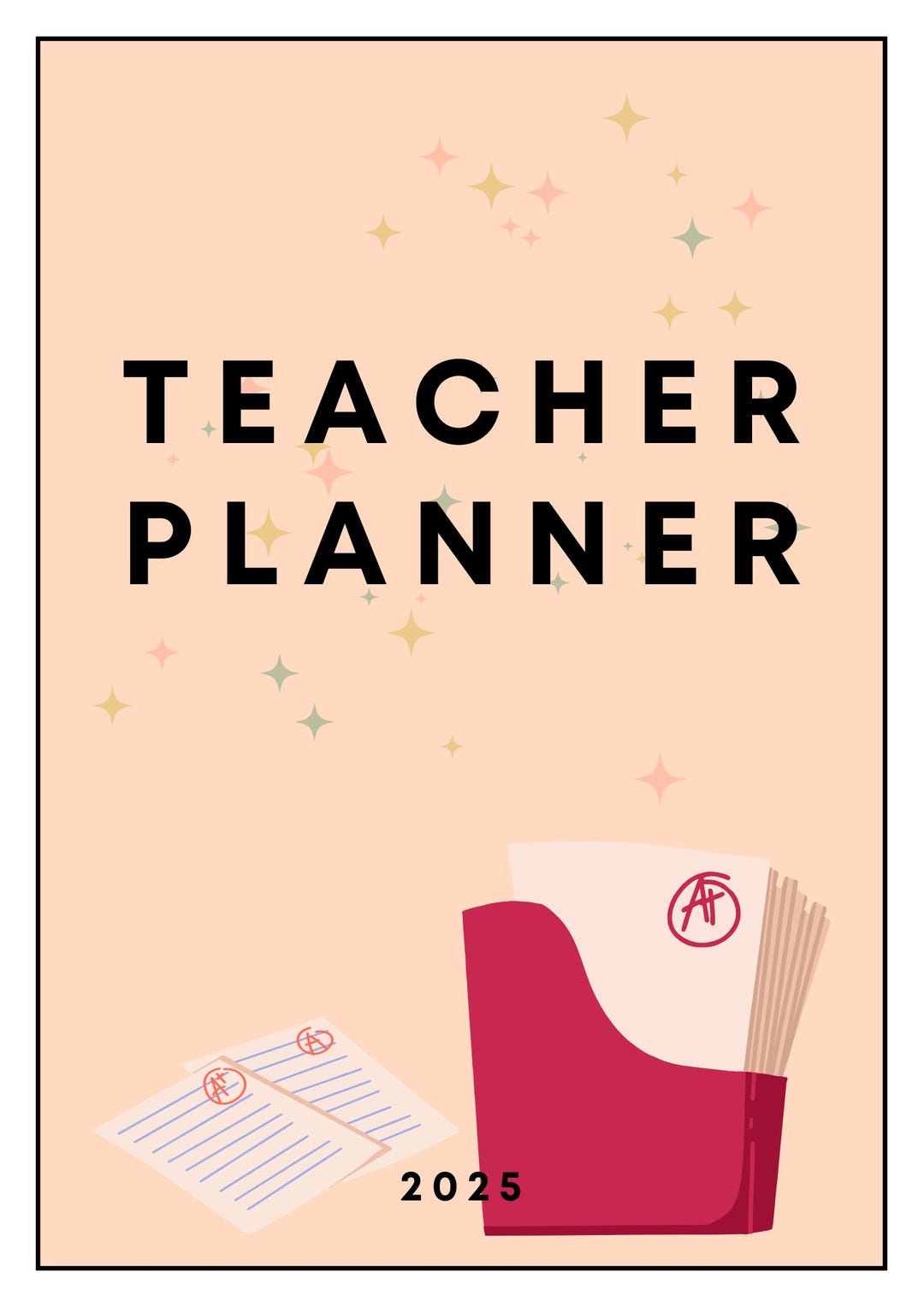 Pastel Pink Teacher Planner 2025 | Printable Classroom Organizer ...