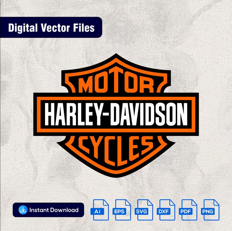 Harley Davidson Vector File Digital Download Harley Davidson SVG ...
