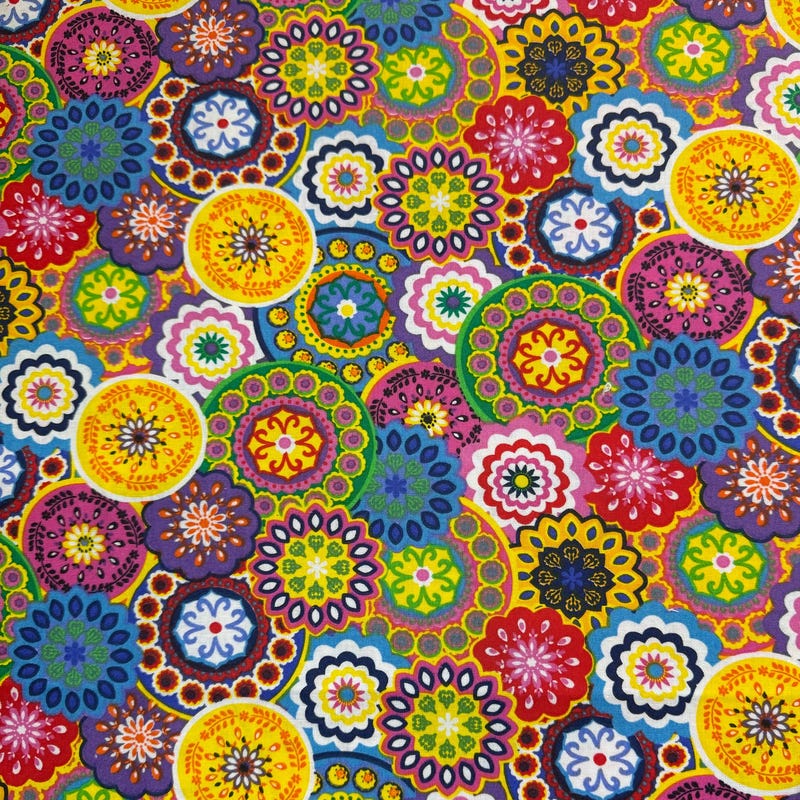 Mandala Fabric - Etsy