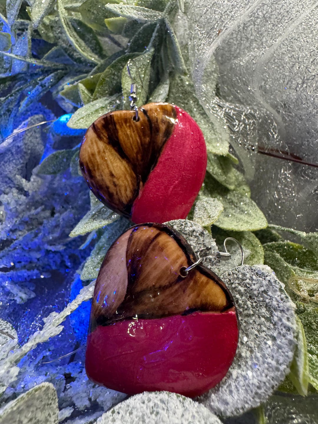 Handmade Wood Burned Earrings - Etsy