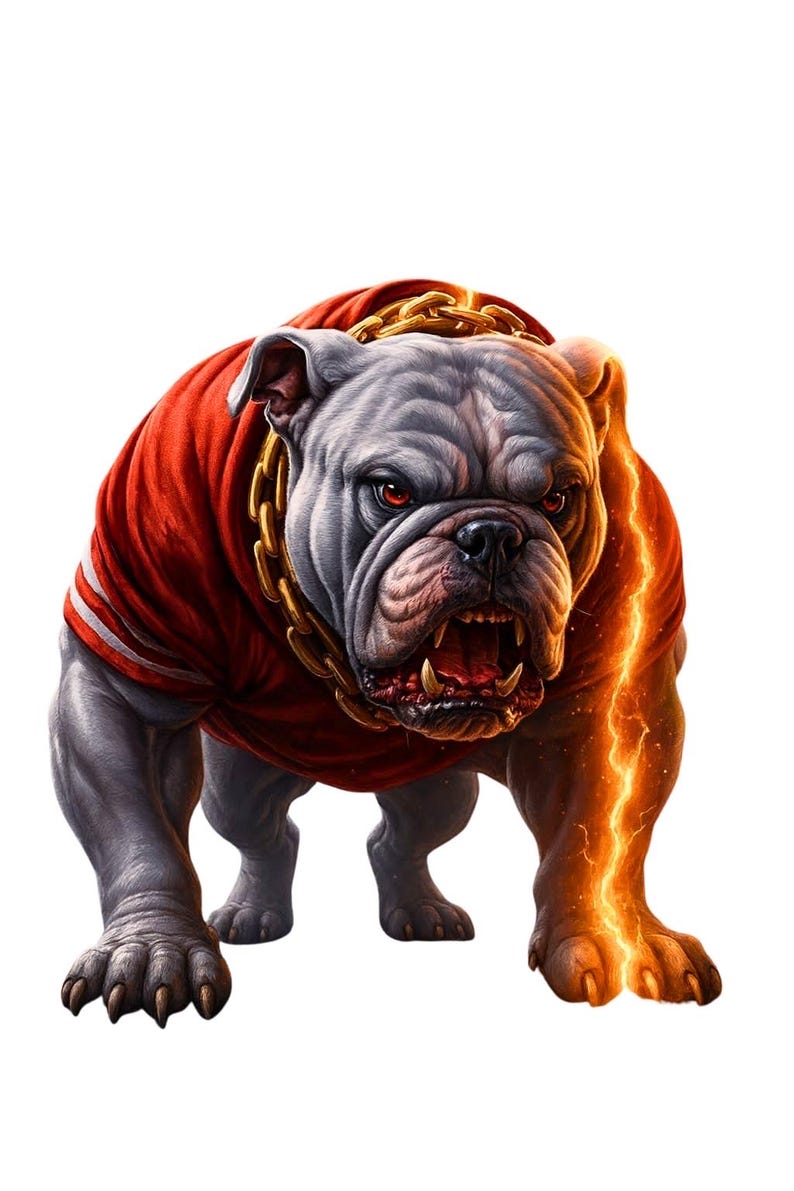 Fierce Bulldog Mascot PNG, Sports Team Logo (digital Download) - Etsy
