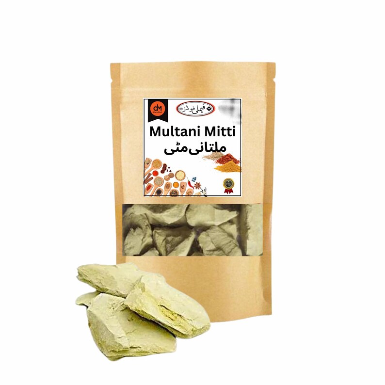 Earth Clay Multani Mitti Chunk Bentonite (ملتانی مٹی ) - for Facemask's ...