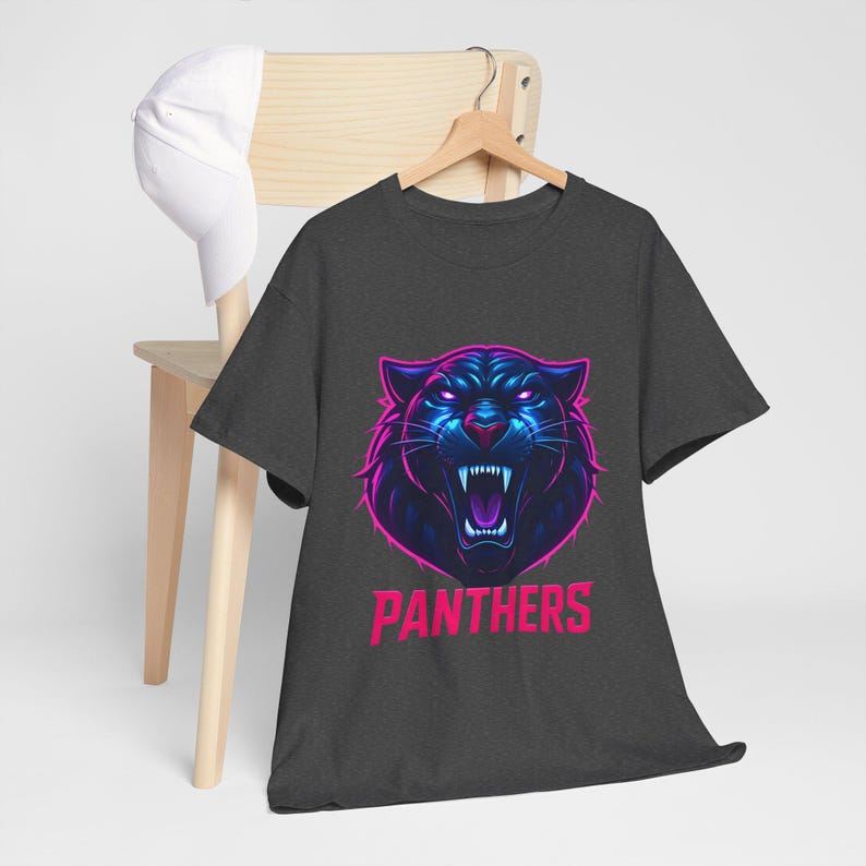 Neon Panther Head PNG | Electric Mascot Logo (digital Download) - Etsy