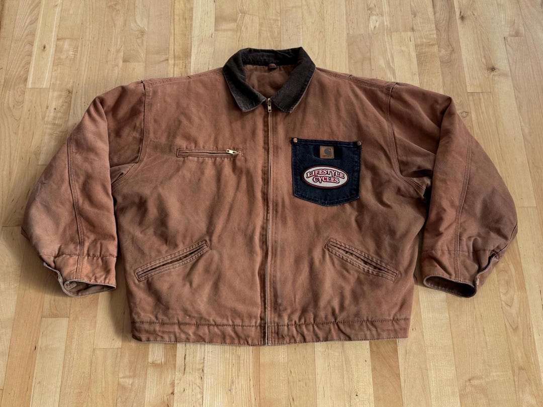 Reworked Carhartt Detroit Jacket - Etsy