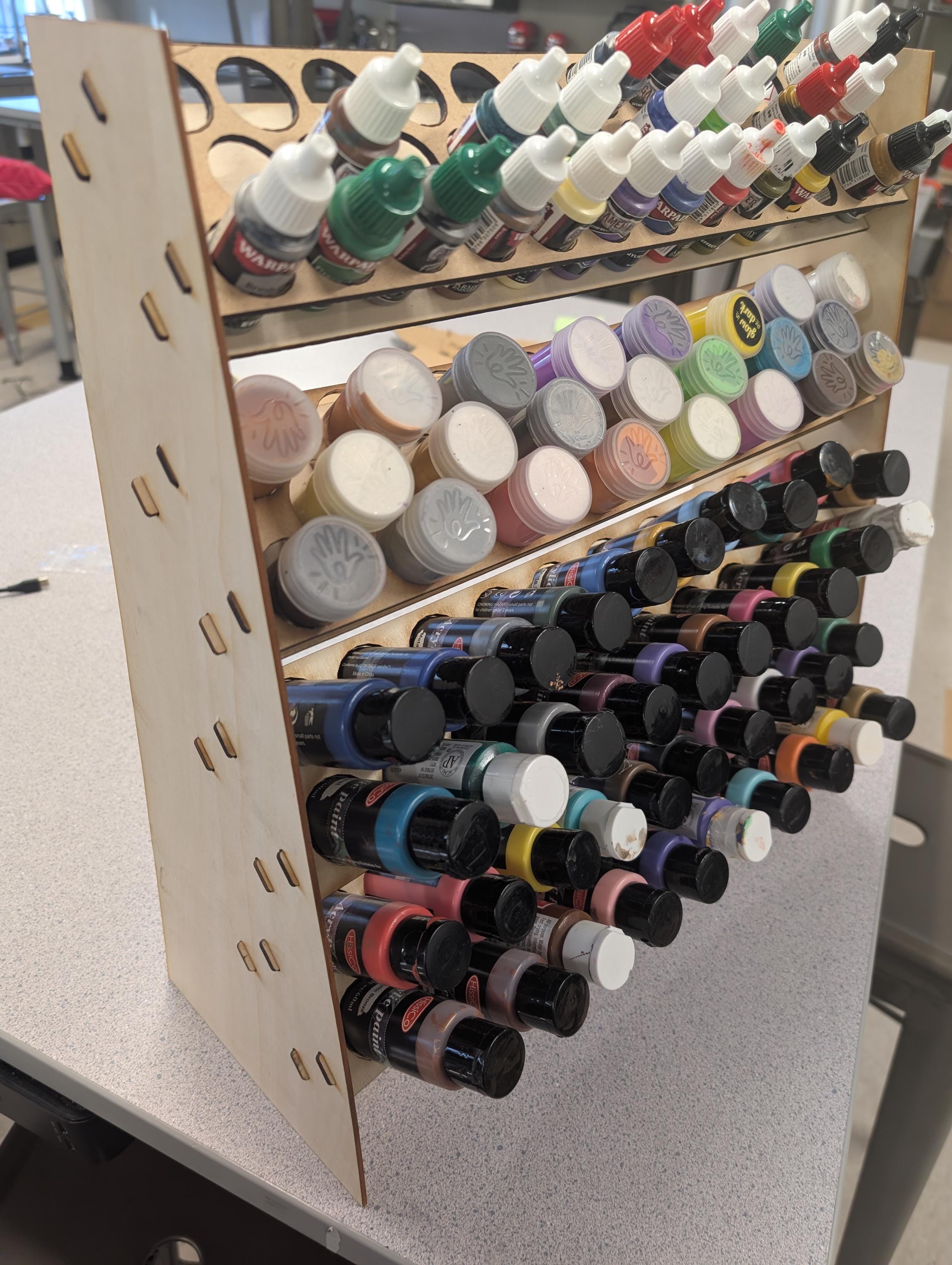 4-tier Paint Rack - Digital Files - Etsy