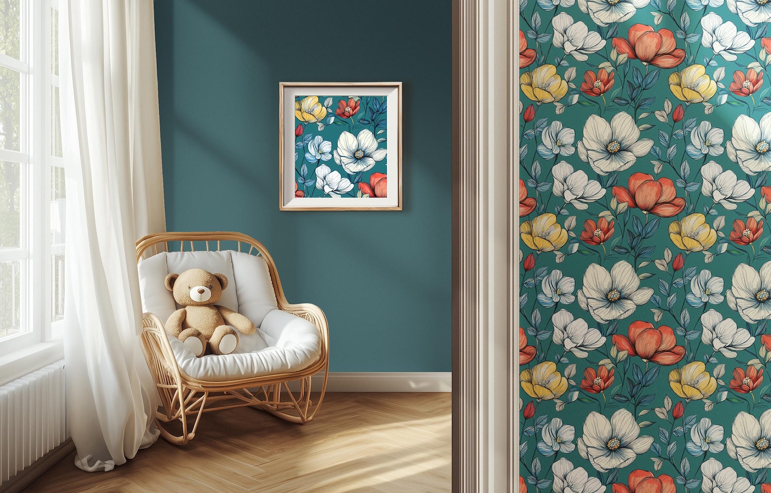 Seamless Floral Pattern Set: Commercial Use, Printable Art (digital ...