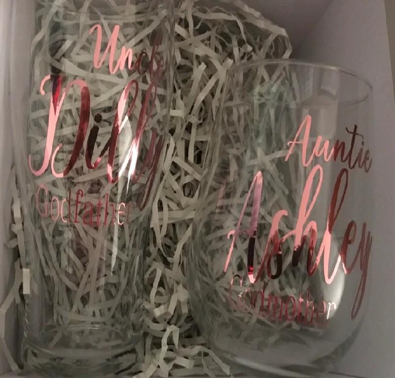 Customizable Godparents Proposal Box WITH Drinkware - Etsy