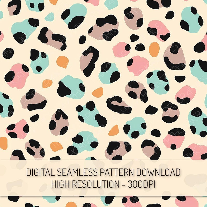 Pastel Leopard Print - Etsy