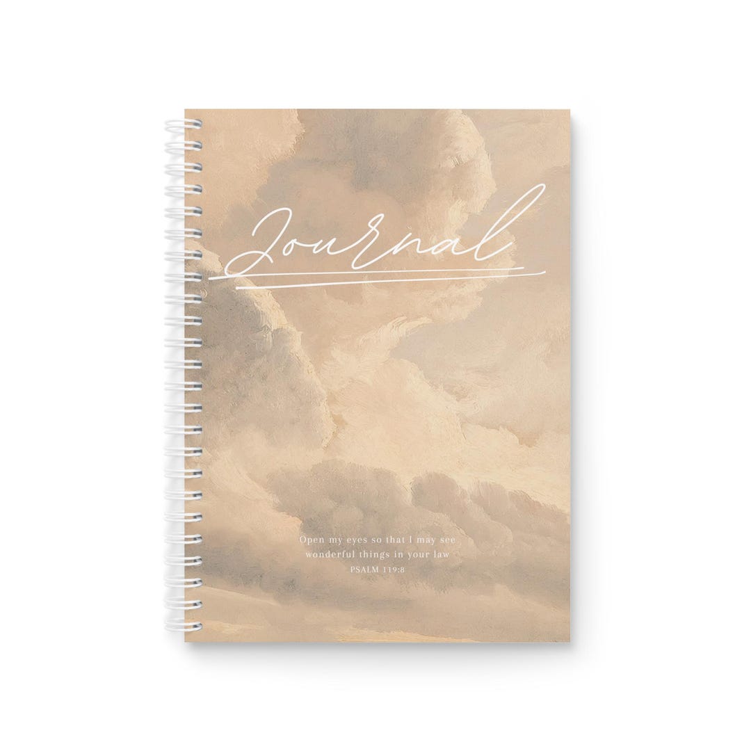 A4 Bible Journaling Spiral Notebook | Perfect for Scripture Study ...