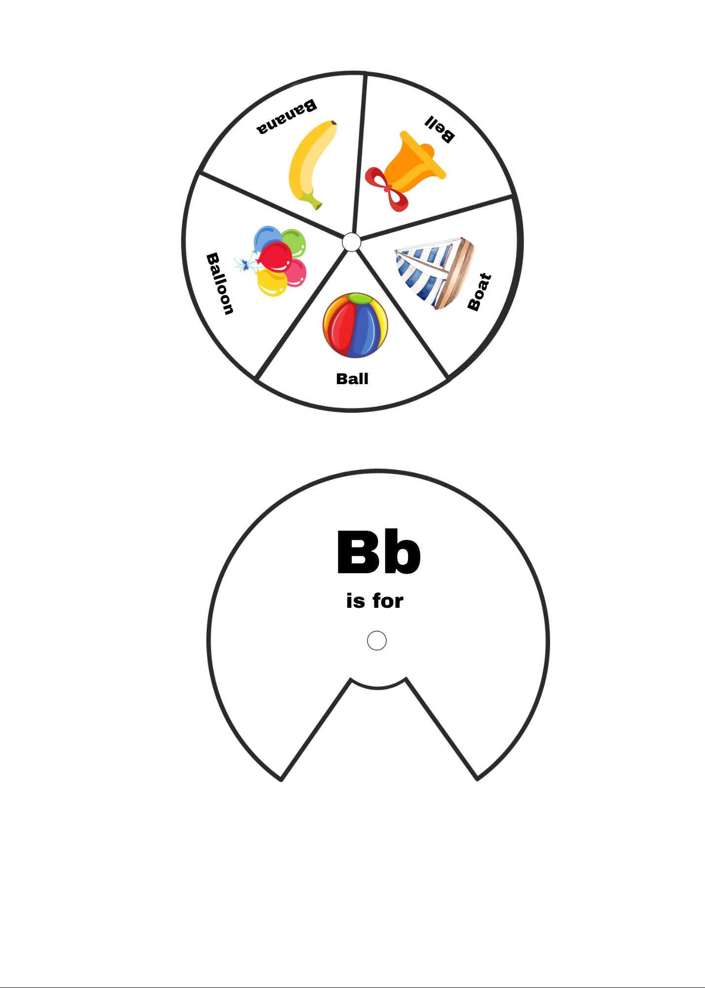 Spin Alphabet Game /vocabulary Game/ Educational Game - Etsy UK