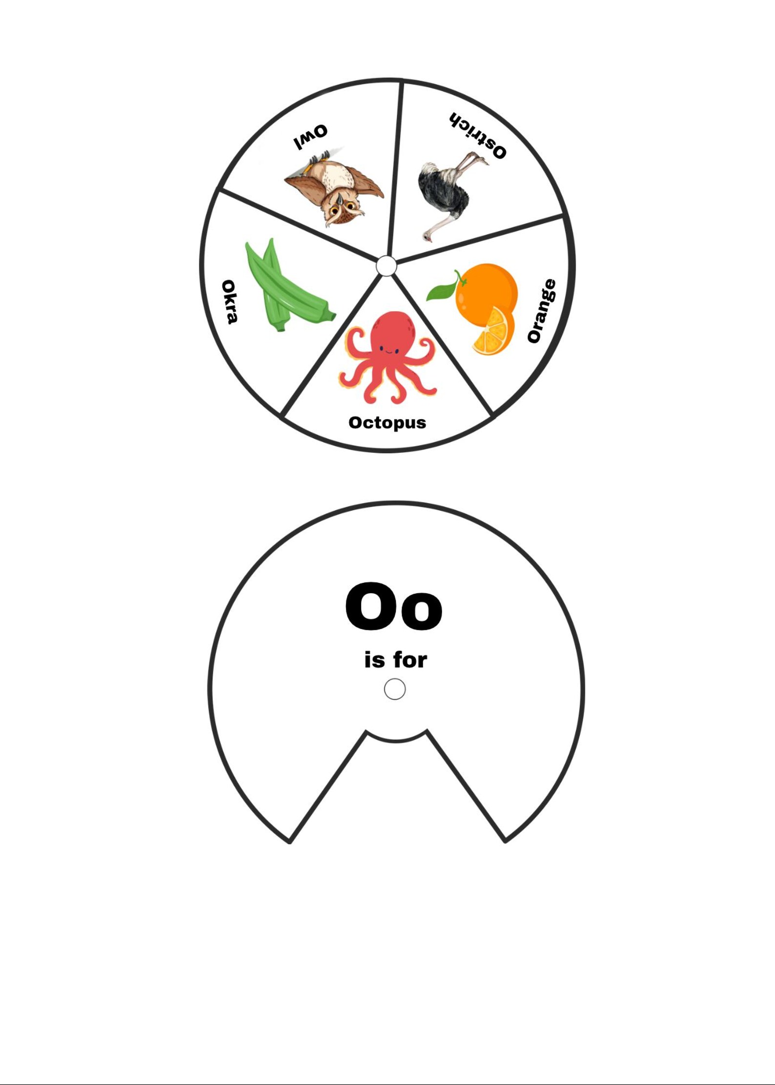 Spin Alphabet Game /vocabulary Game/ Educational Game - Etsy UK