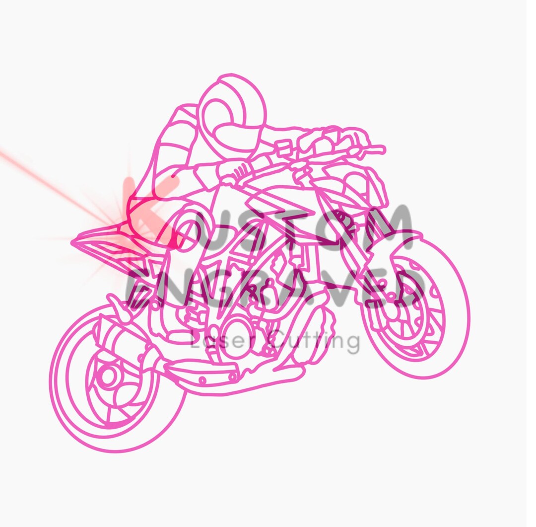 KTM Superduke - Motorbike DXF Cut File - Svg Cut File for Cricut - Dxf ...